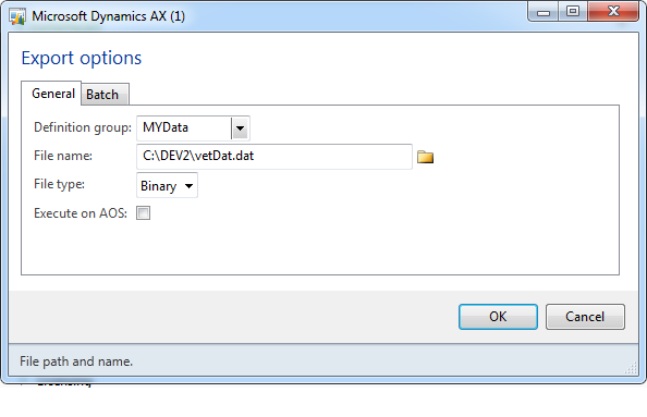 MS Dynamics Axapta world: Data Import/Export