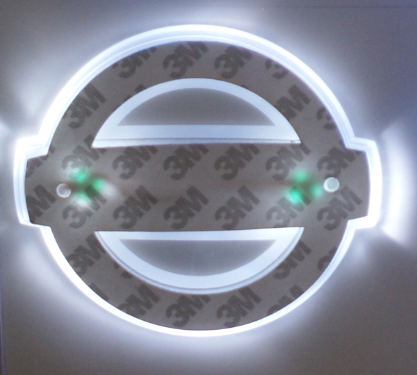 Auto Galaxy Car Accessories Megastore: Led Illuminated Acrylic Car Logo ...