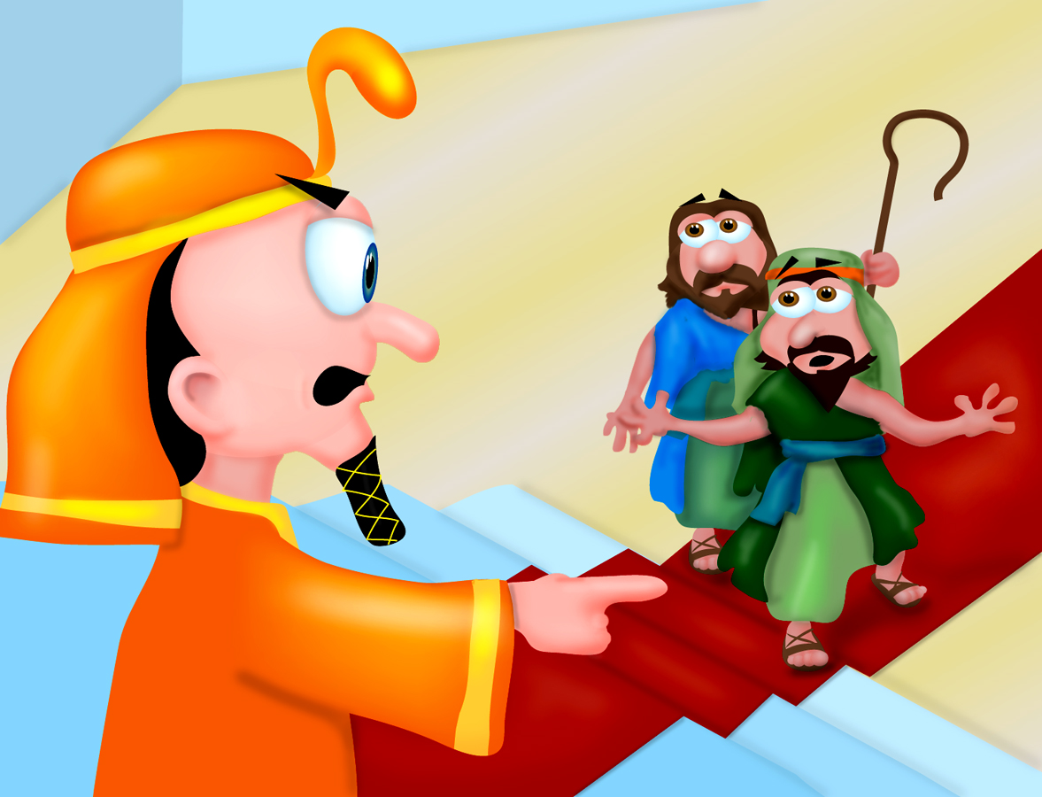 Mr Biblehead: Moses is reunited with his brother Aaron.