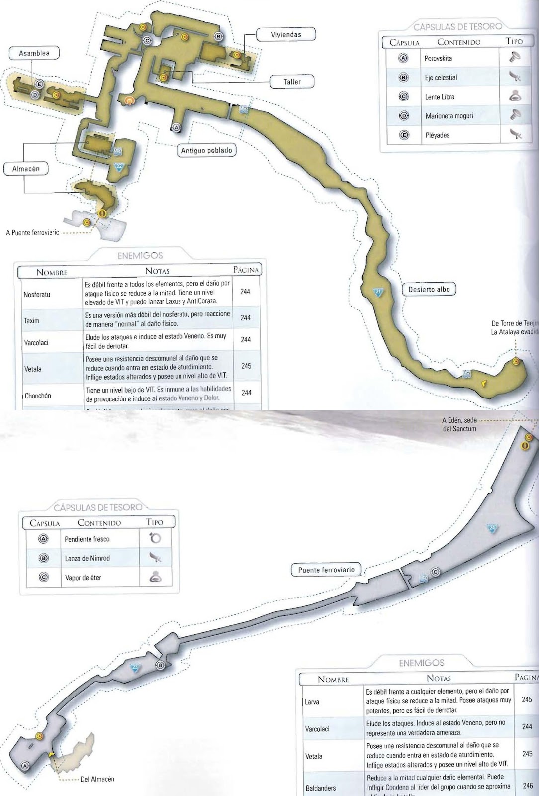 Mapas de Farmeo: Final Fantasy XIII: mapas 4