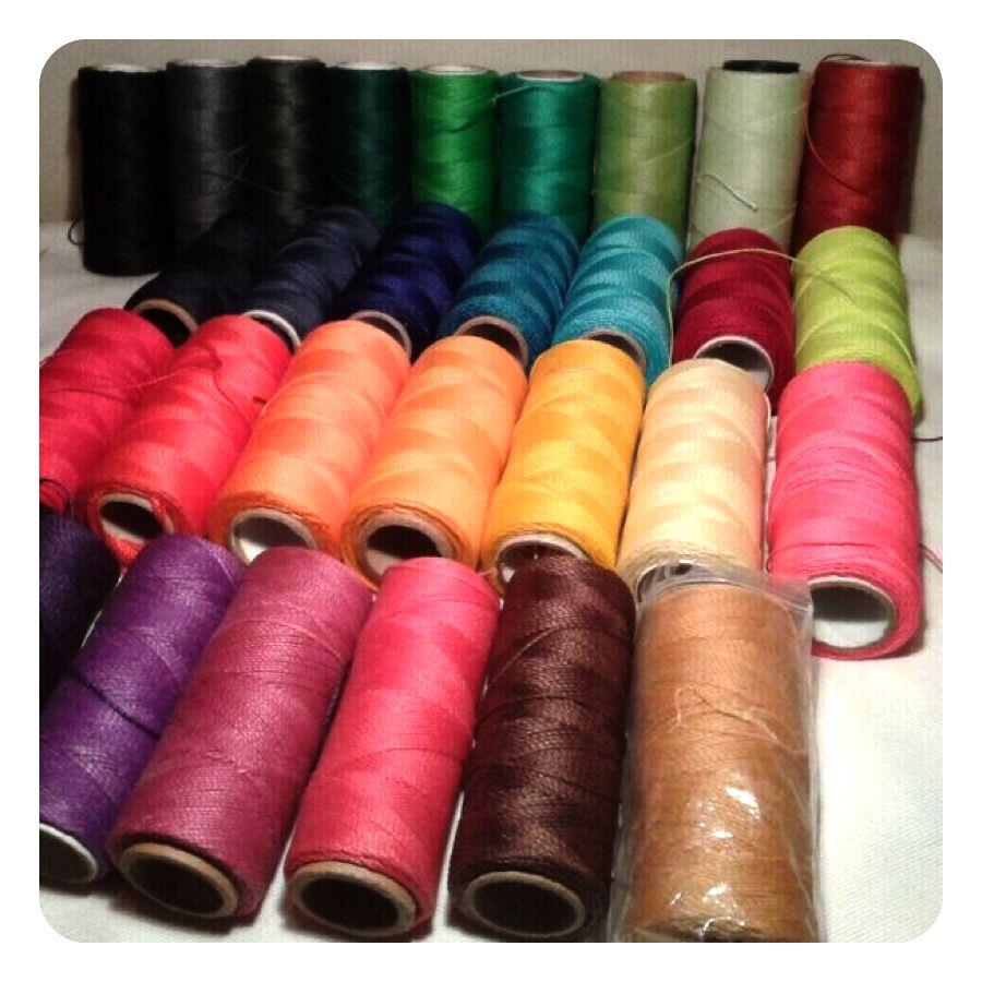 Artesanía en Macramé: Fusión Mágica: MATERIAL: Hilo Encerado