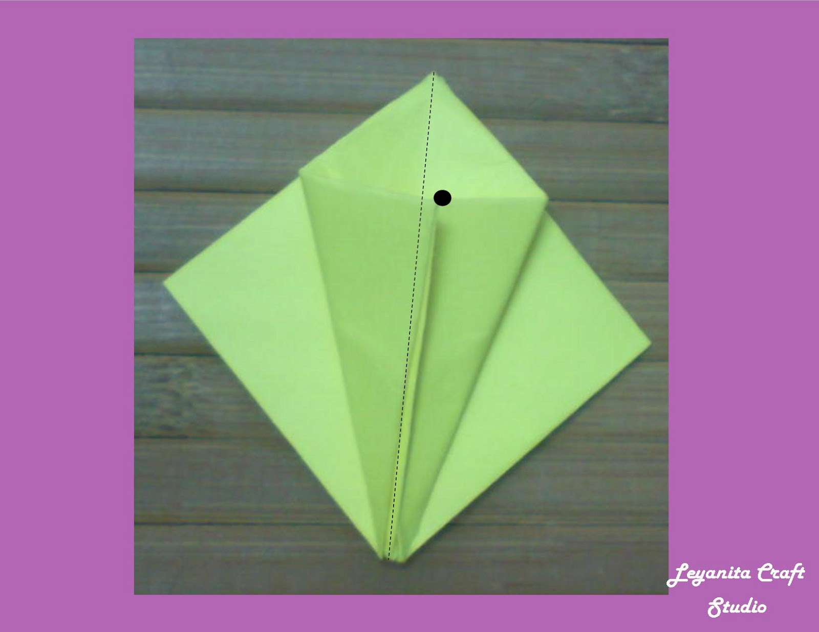 Tutorial: Origami Bunga Tulip | Leyanita Craft Studio
