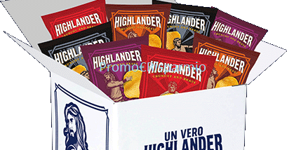 PROMO€RISPARMIO: San Carlo Highlander : vinci patatine, magliette e un ...