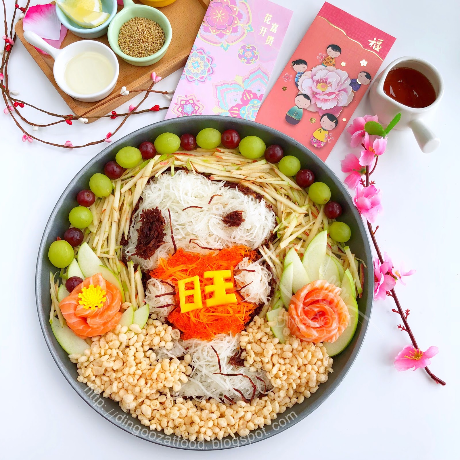 Miki's Food Archives : Fruity Salmon Prosperity Toss aka Yu Sheng/ Lo ...