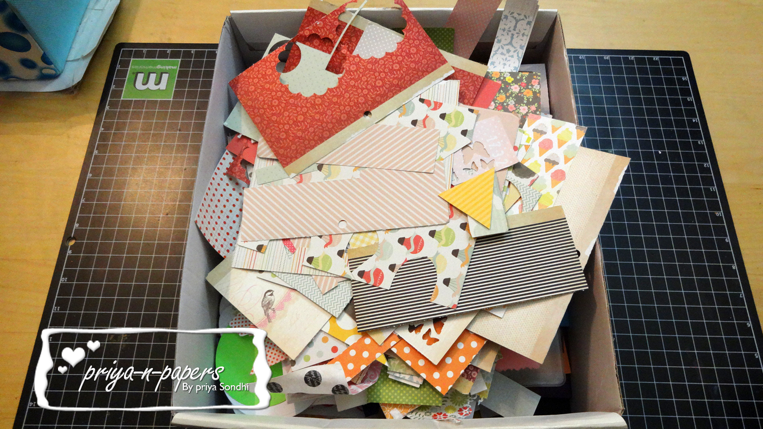 Crafters Corner : Different ways to use pattern paper scraps
