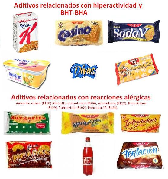 Revisemos los productos: Qué productos continene aditivos que se ...