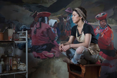 N e e d l e p r i n t: The Weavers by Jo Frazer at The National ...