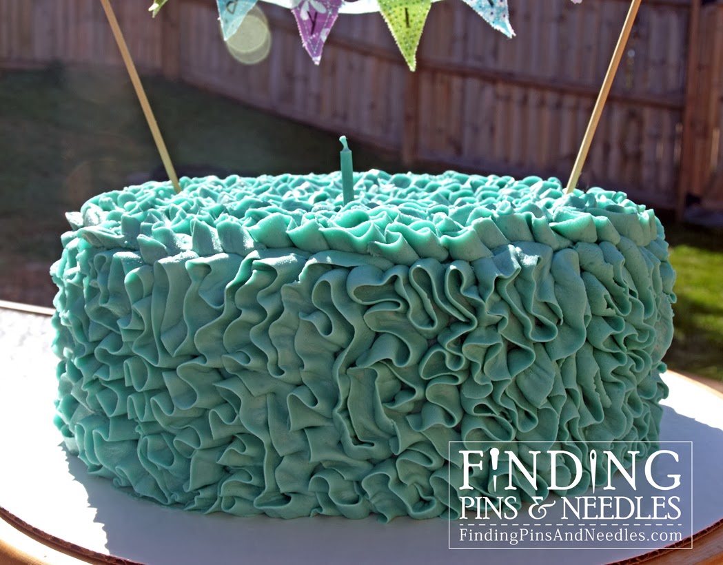 Buttercream & Bunting Cake