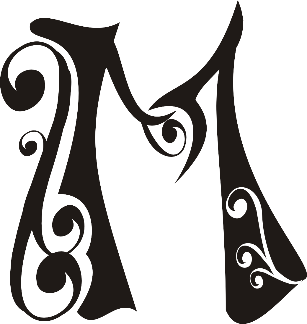 Gambar Huruf M Batik | Gambar Batik Sederhana
