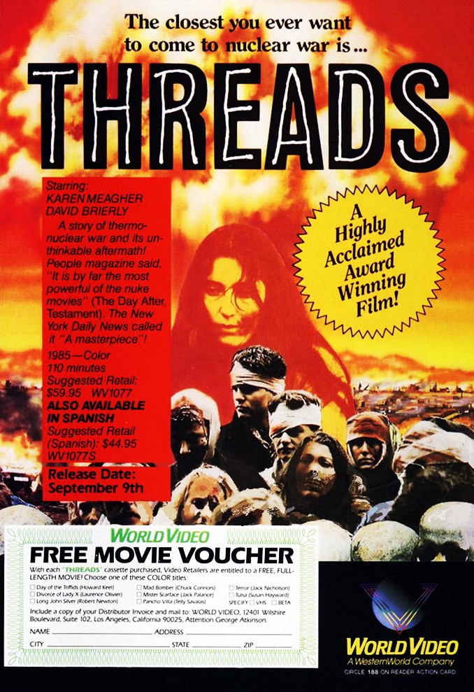 Cinema Arcana: The VHS Archives: Mick Jackson's THREADS (1984)