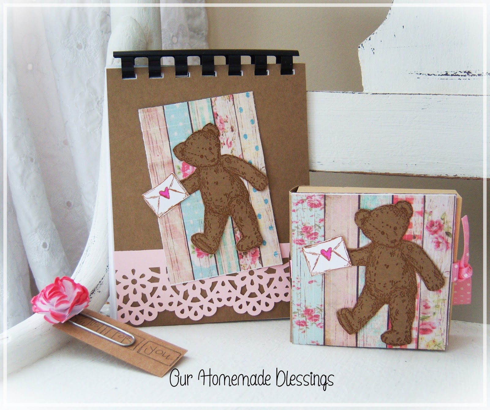 Shoregirl's Creations: Teddy Bear Stationary Set