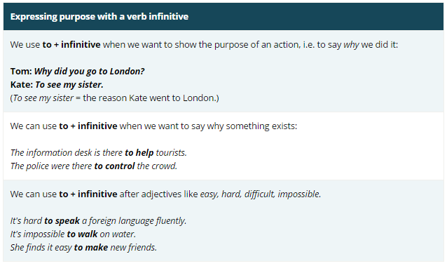 Expressing Purpose | Road to get 'BAC' (material: English)