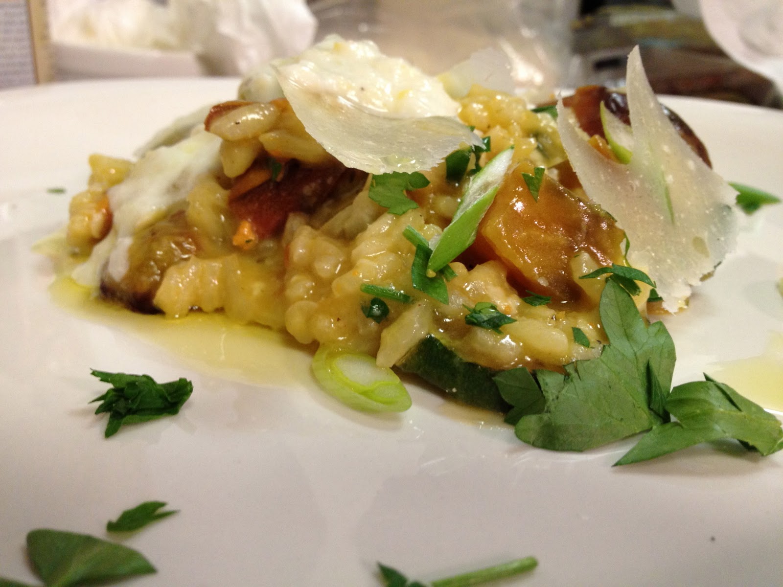 ROCK THIS ONION: Roasted Root Vegetable Risotto with Preserved Meyer Lemon Ricotta