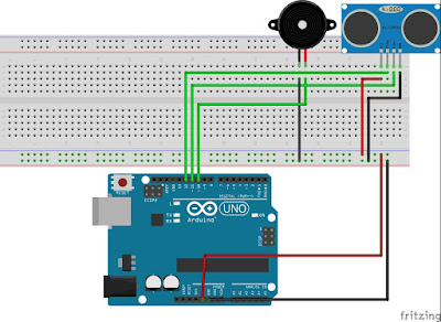 cara membuat alarm pintu menggunakan Arduino ZMA Teknologi
