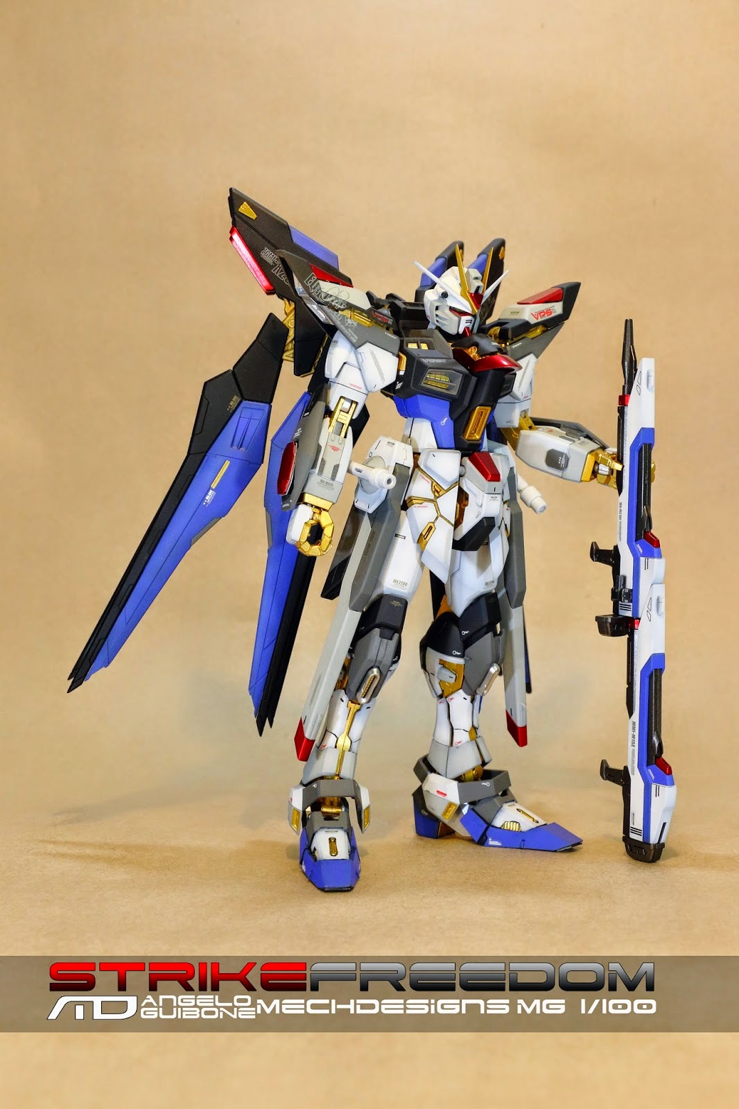 GUNDAM GUY: MG 1/100 Strike Freedom Gundam - Customized Build by ...