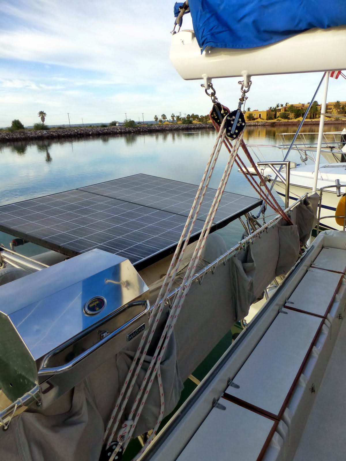 Magic, a Privilege 39' Catamaran, is SOLD: Exterior Features