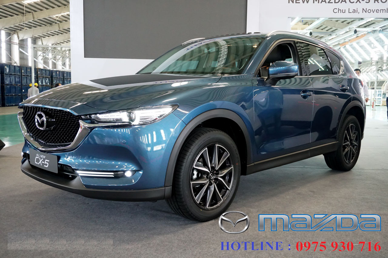 NEW MAZDA CX5 2018 MÀU XANH XÁM 45B | Mazda Long Biên