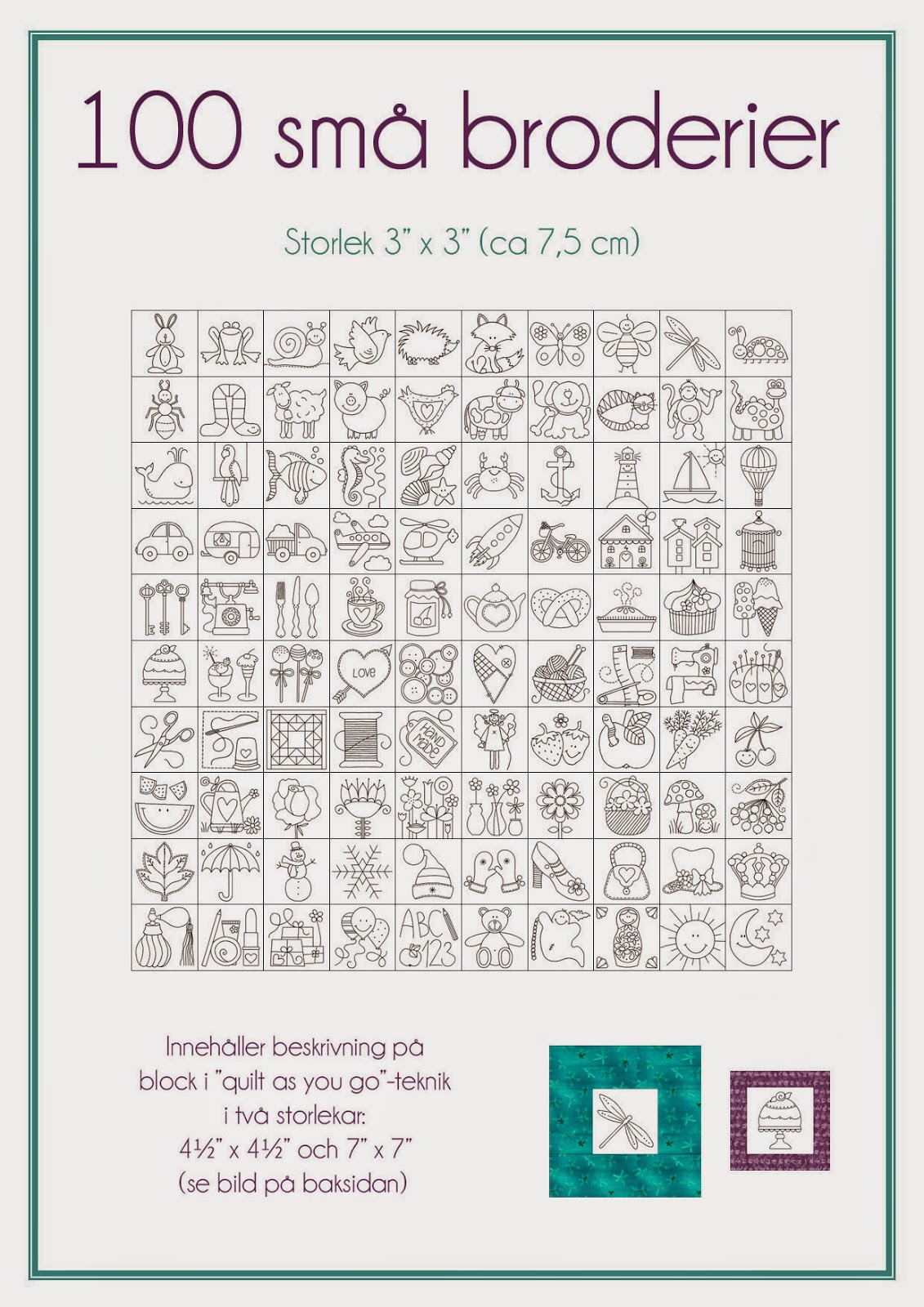 Syverkstan: 100 små broderier...