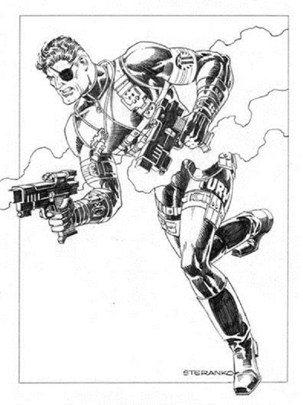 Capns Comics Some Blackn White Nick Fury By Jim Steranko