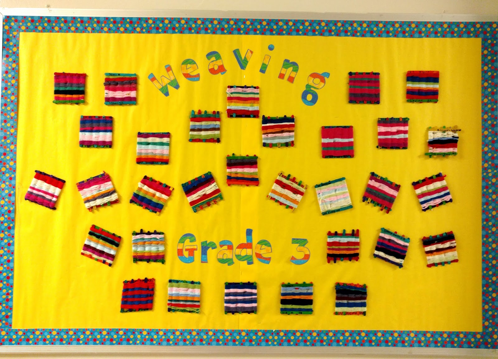 Mrs. Shu's Art Classes: Weaving - Popsicle Stick Looms