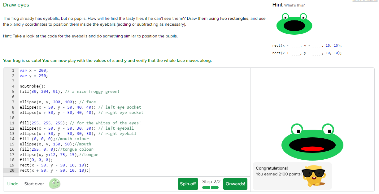 NickPioIT10: 05 Funky Frog - JavaScript - Khan Academy NickPioIT10: 05 Funky Frog - JavaScript - Khan Academy