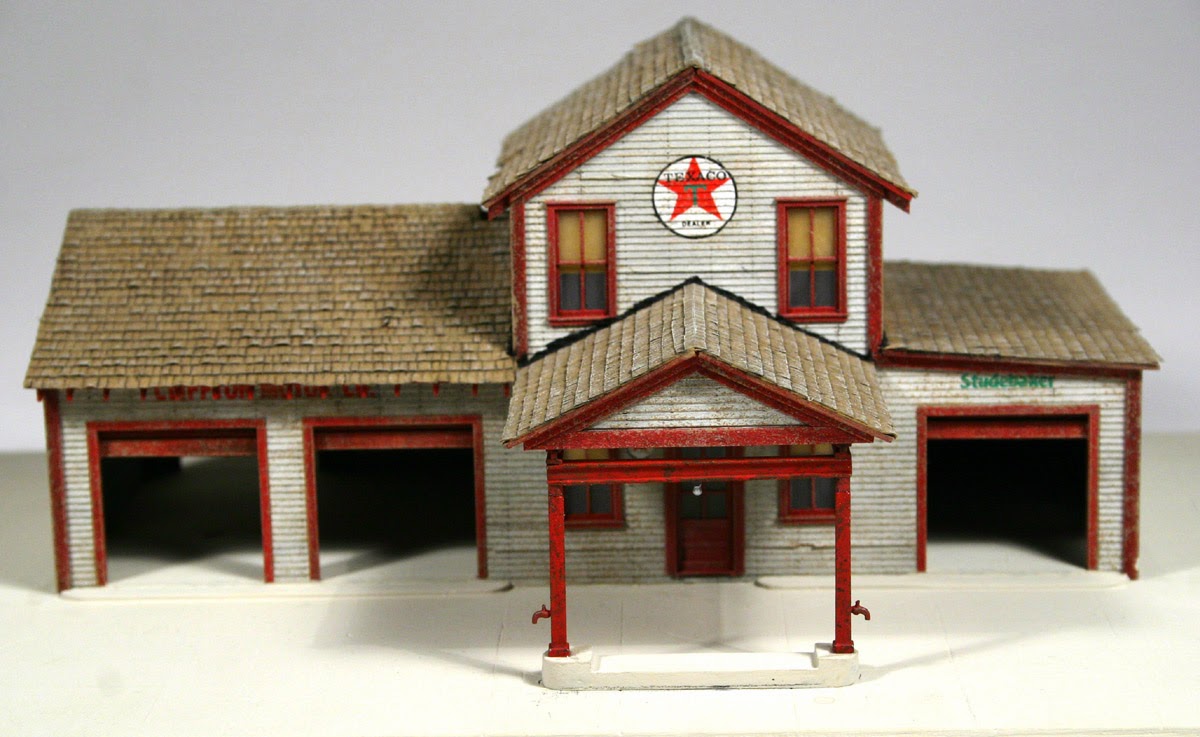Vilius's scale modeling endeavors: Project Update: Texaco Gas Station ...
