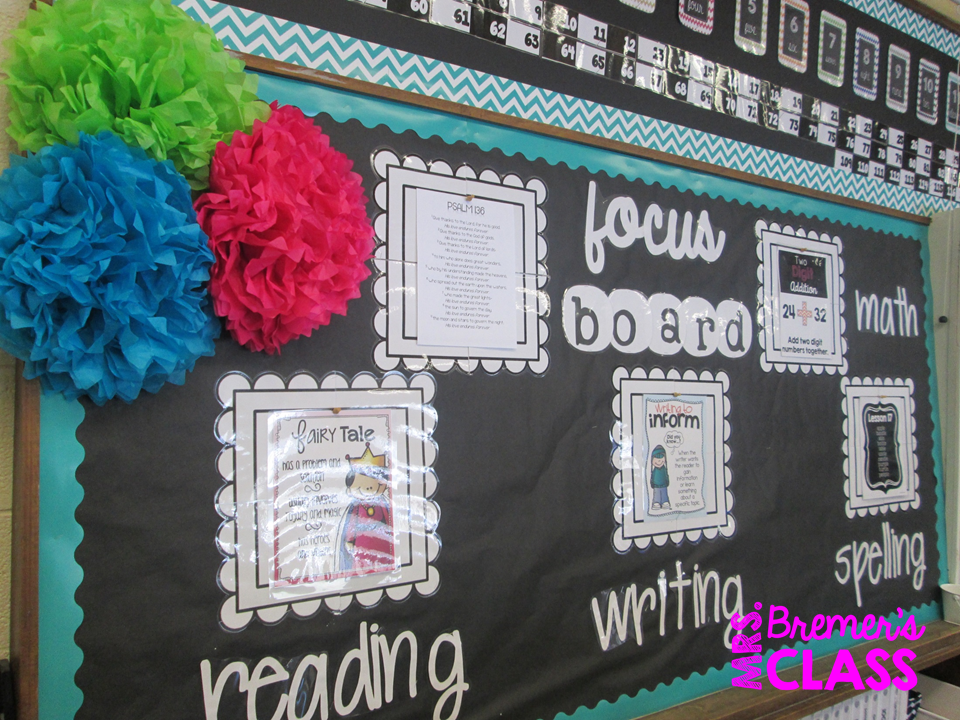 Let's FOCUS! {Focus Board/Objectives Board Inspiration} | Mrs. Bremer's ...