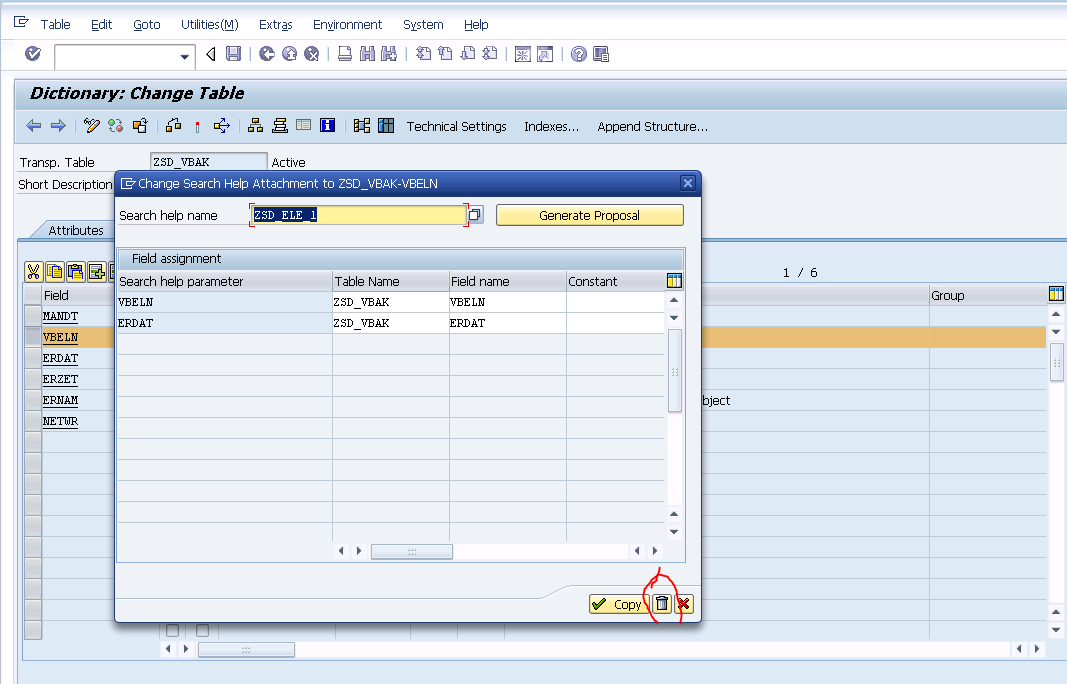 SAP TECH: To delete the Search Help