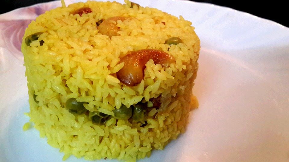 Flavorsome Flavors: Basanti Pulao - a traditional Bengali Sweet Pulao
