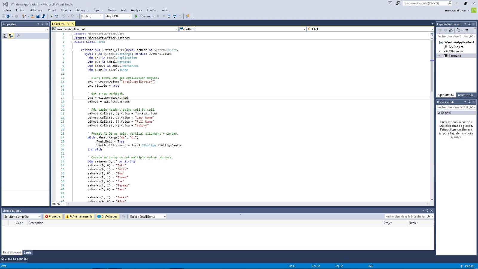 optimisations.ch: visual studio community