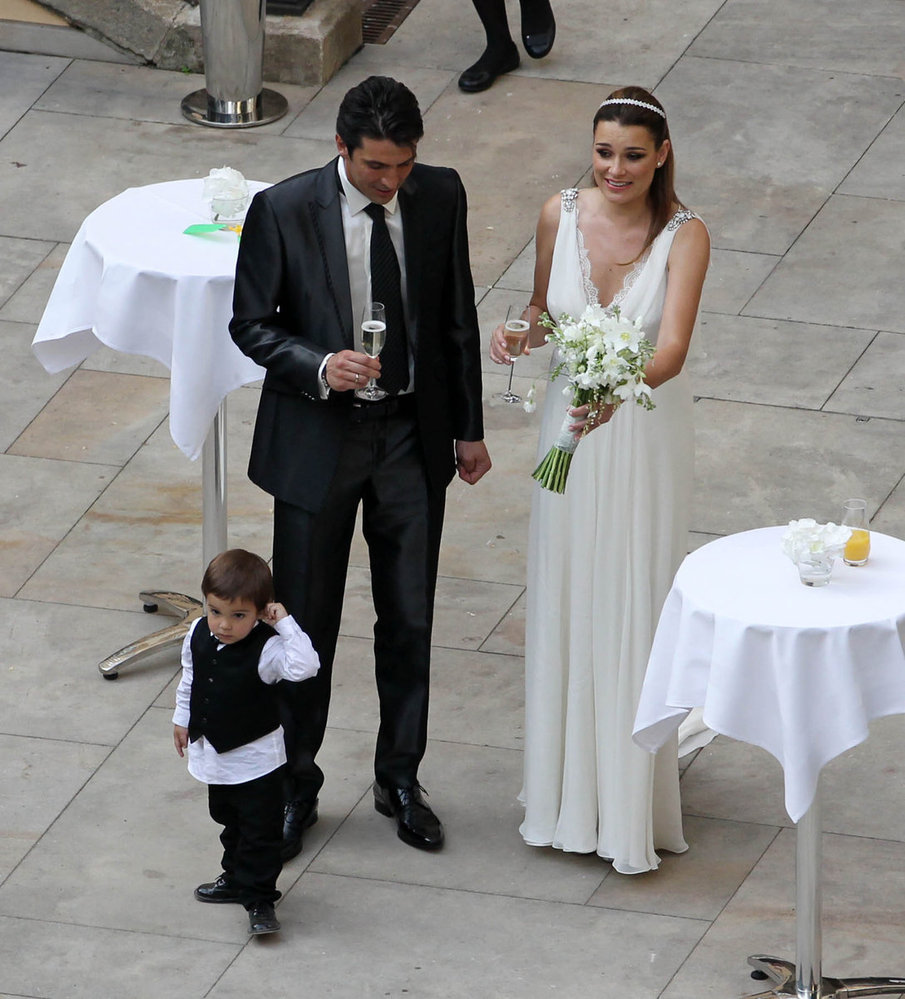 Alena Seredova and Gigi Buffon - Red Carpet Wedding