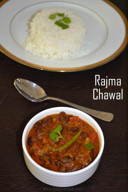 Rajma Masala Recipe | Rajma Chawal (Rajma curry with Rice) | Punjabi ...
