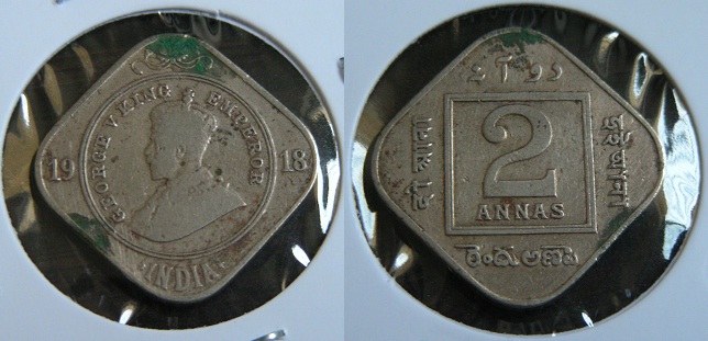 My Coins Collection: India - British Rule - King GeorgeV