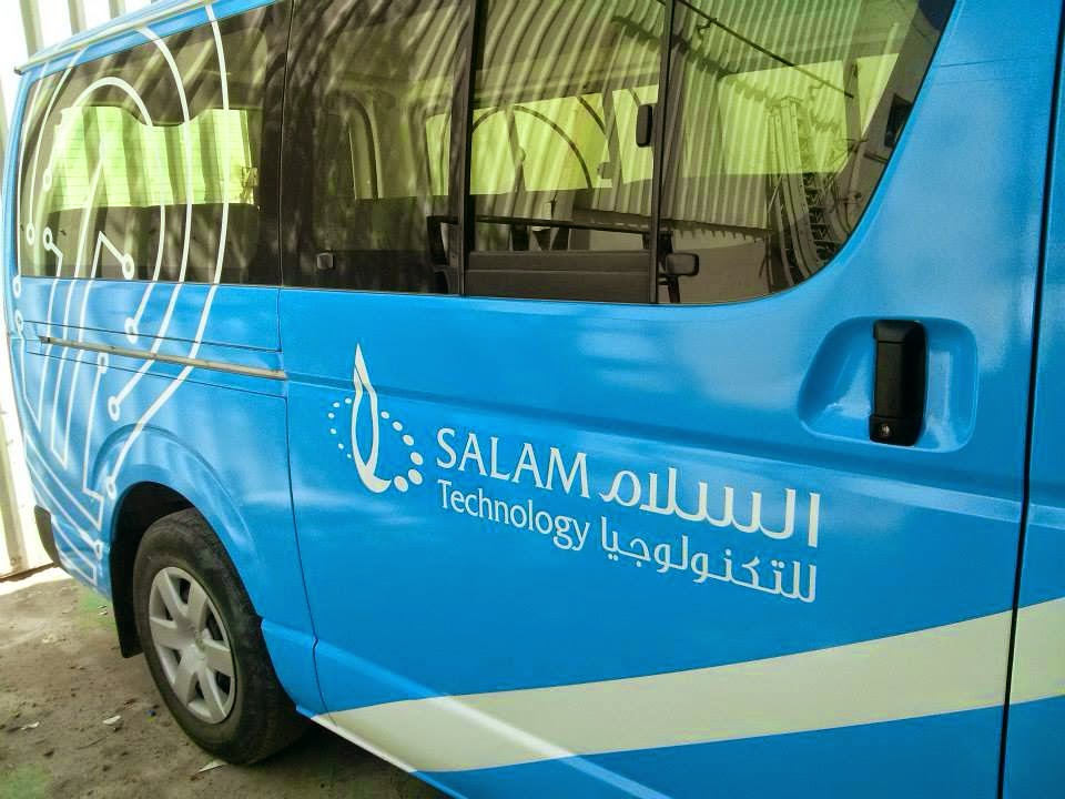 Salam Technology Vehicle Branding - Qatar ~ Alex is my Name