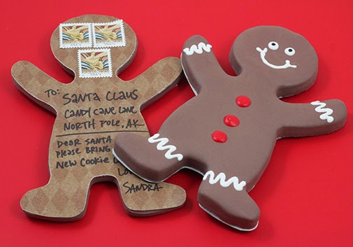 Project Denneler: Gingerbread Man Postcard