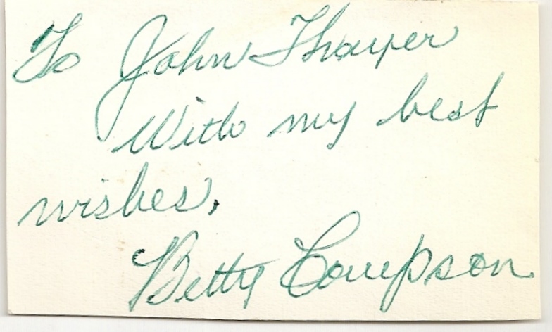 My Love Of Old Hollywood: Betty Compson (1897-1974)