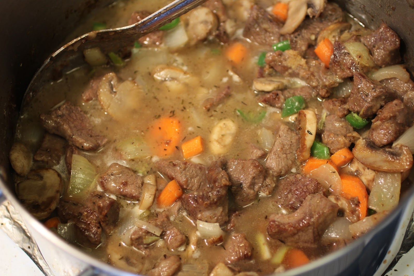 Kitchen Simmer: Spicy Beef Stroganoff