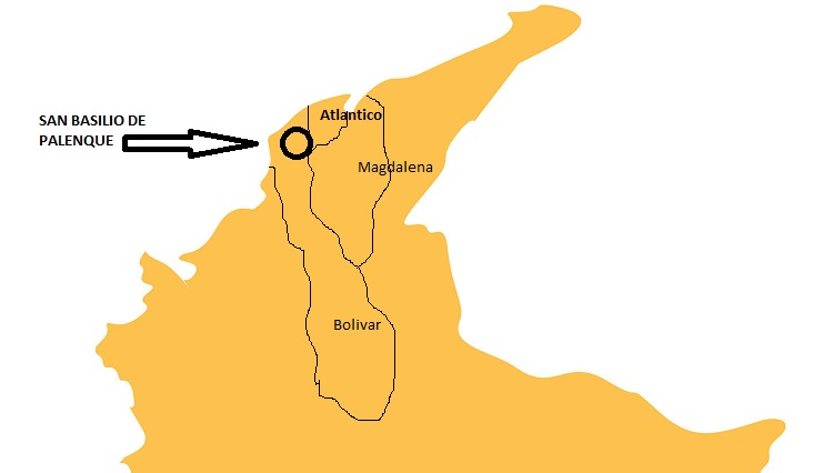 SAN BASILIO DE PALENQUE: Ubicación Georgráfica de San Basilio de Palenque