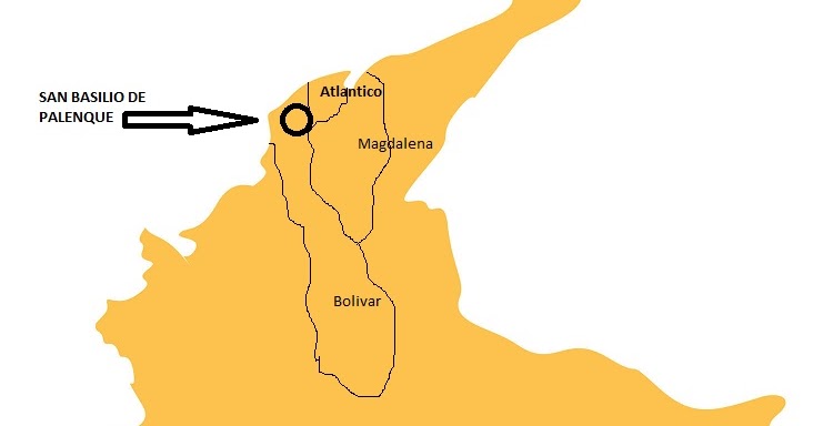 SAN BASILIO DE PALENQUE: Ubicación Georgráfica de San Basilio de Palenque