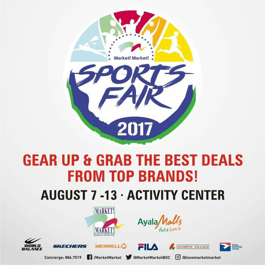 Manila Shopper: Market Market Sports Fair: August 2017