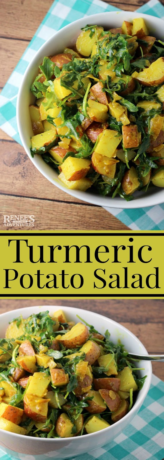 Turmeric Potato Salad | Renee's Kitchen Adventures