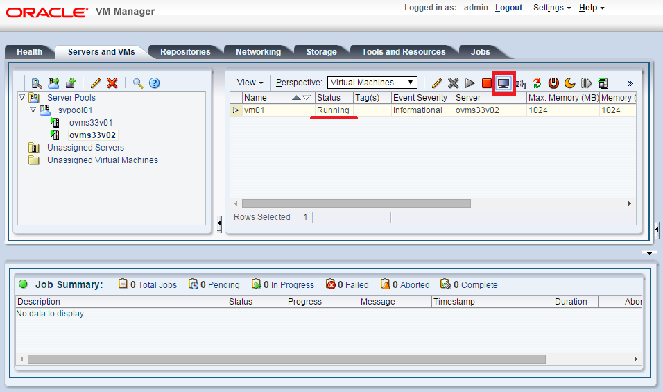 Oracle Linux とその周辺のもの: Oracle VM Manager 3.3.3 でのゲスト OS インストール。（HVM 編）