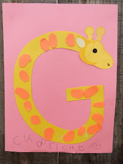 Chipman's Corner Preschool: G is for Giraffe