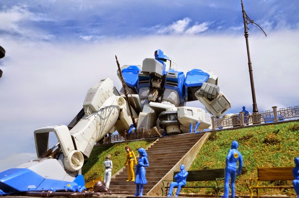 Gundam Family: GM 'Major Accident' Diorama Build