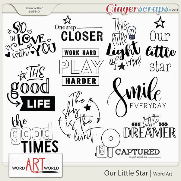 Word Art World: NEW Word Art + January 2019 Free Word Art Pack!