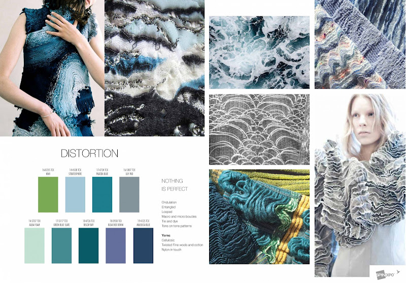 FASHION VIGNETTE: TRENDS // SPIN EXPO - YARN COLLECTIONS - DISTORTION ...