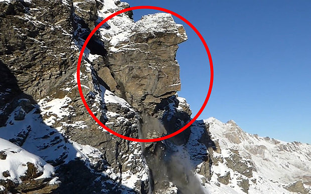 Matt Of All Trades: Wow! Big Switzerland Rock Slide Caught On Camera