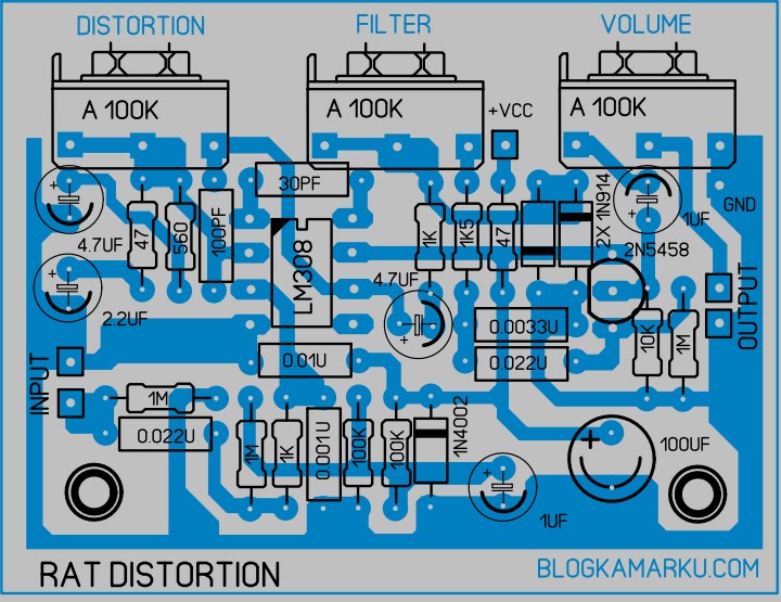 Membuat efek gitar stombox RAT Distortion – BLOGKAMARKU