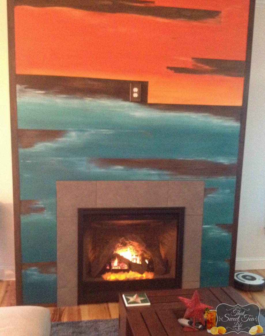 A Fireplace made Fabulous,... with SPiT • That Sweet Tea Life