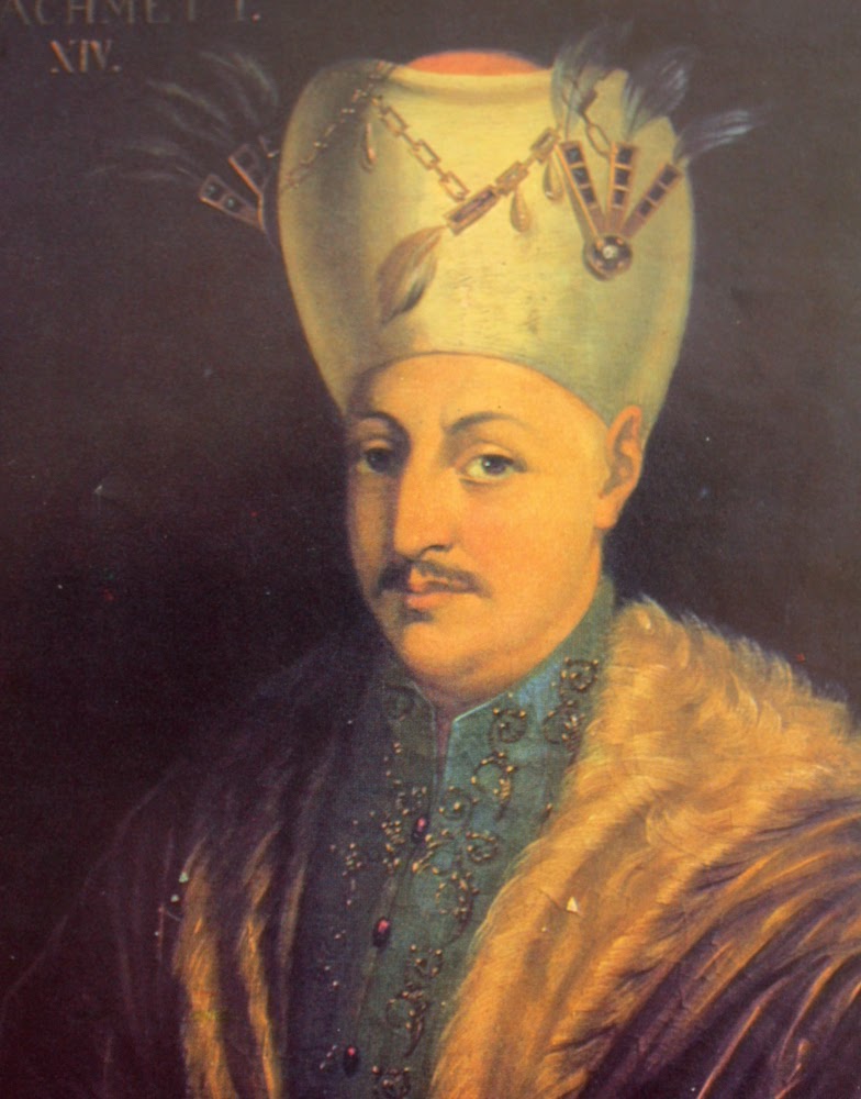 OĞUZ TOPOĞLU : Sultan 1. Ahmed'in yağlı boya tablosu.